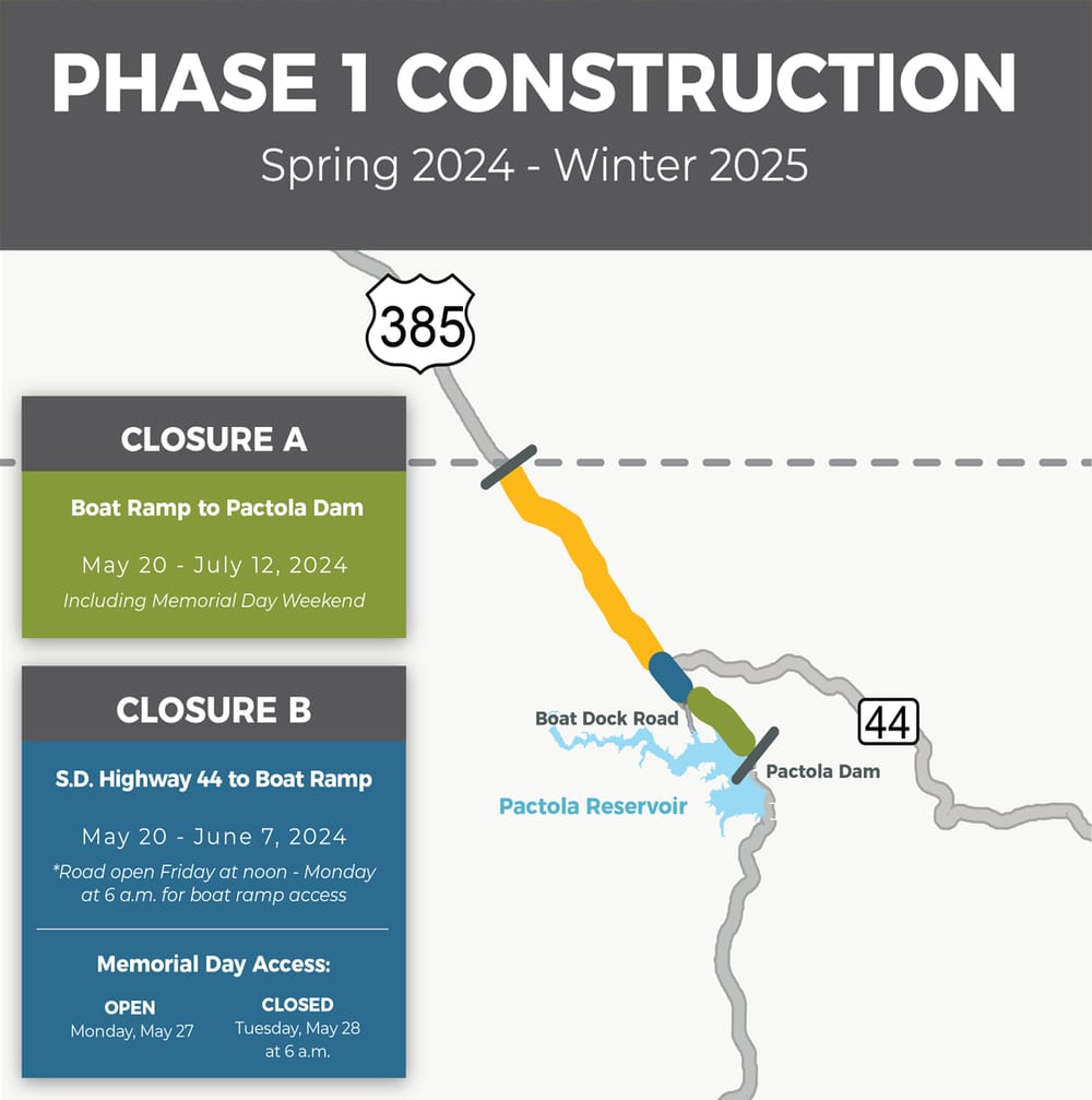 Highway 385 project will close critical road in Black Hills