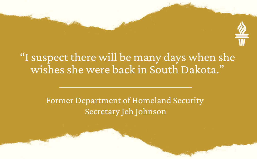 Noem's Cabinet role could be 'untenable:' Former DHS chief