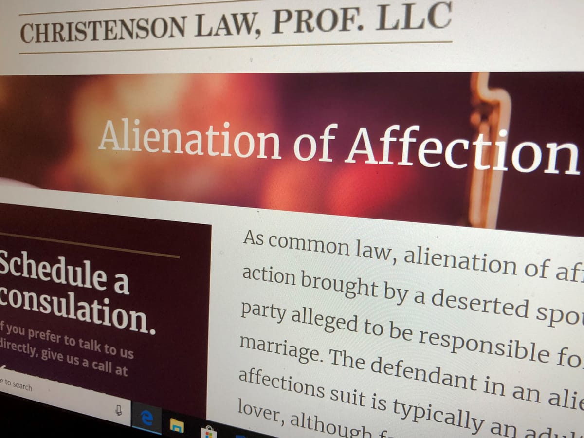 Despite controversy, 'alienation of affection' cases still filed in S.D ...