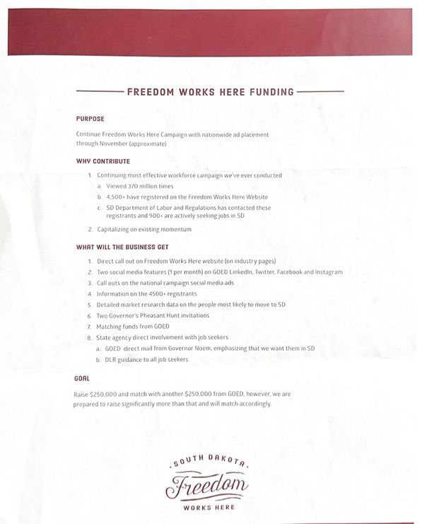 'Freedom Works Here' has spent millions to promote SD jobs. Now businesses are being asked to ...